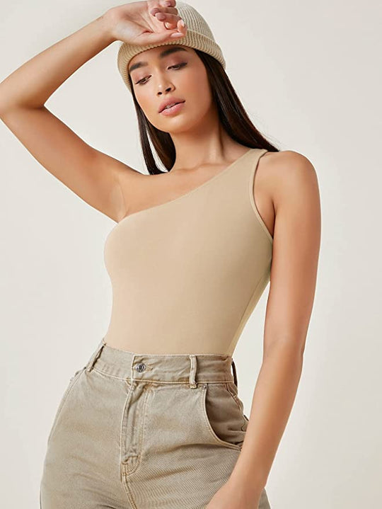 Essential One Shoulder Bodysuit – Daily Chic